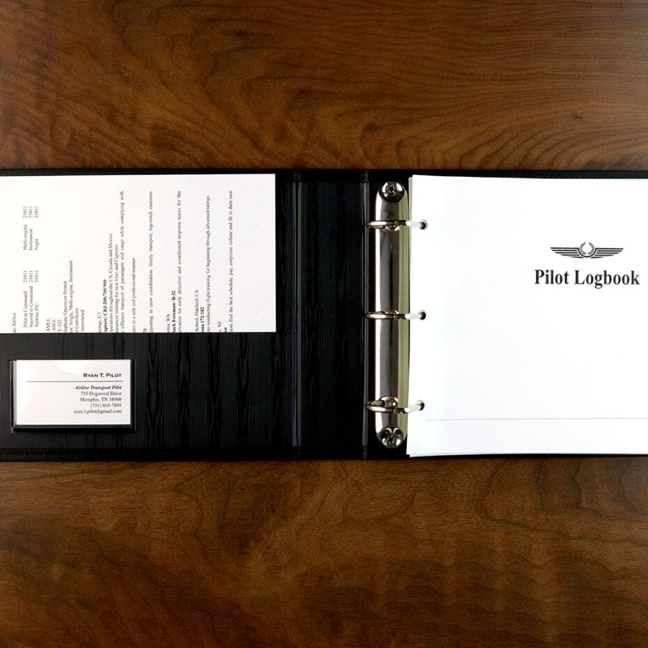 Aviation Logbook Binders - Prosoft Binders