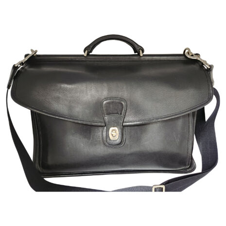 Jack Georges Beekman Briefcase in Black Leather - Prosoft Binders