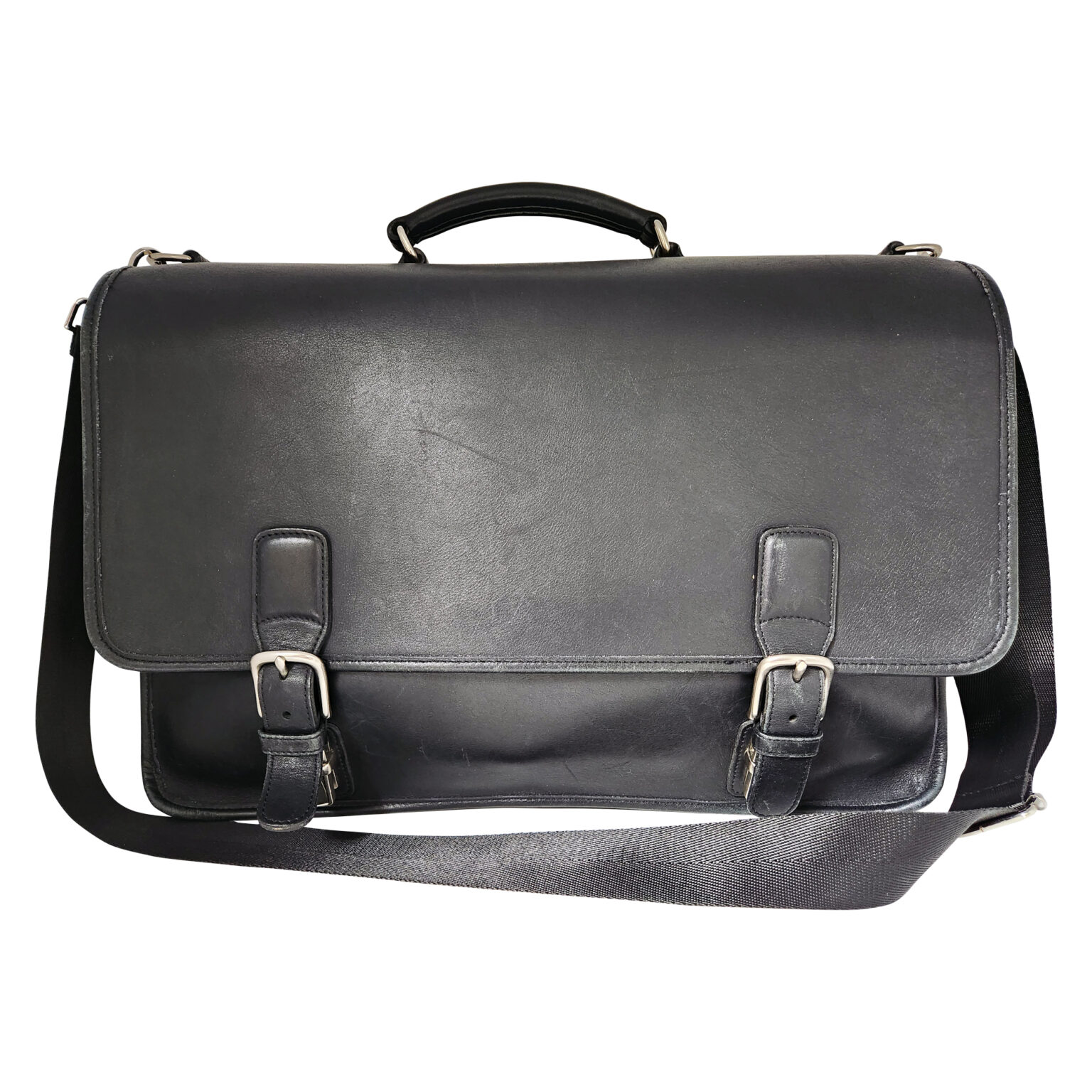 Coach Legacy Briefcase in Black Leather - Prosoft Binders